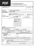 Application For Issue of Degree Certificate (Convocation) Issued by VTU | PDF | Mail | Government