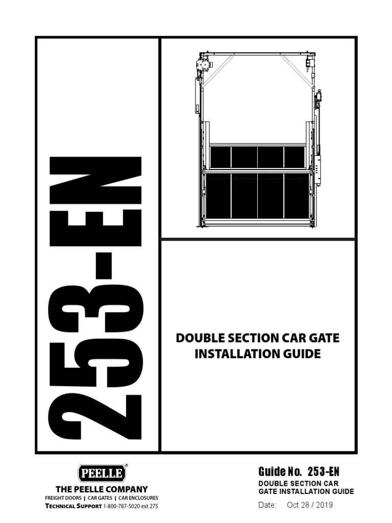 DOUBLE-SECTION-CAR-GATE-INSTALLATION-GUIDE - Peele Door | PDF ...