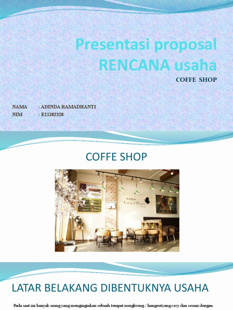 Presentasi Proposal Usaha | PDF