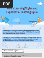 Kolb Learning Style Questionnaire Guide | PDF