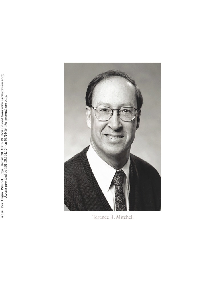 Mitchell 2018 | PDF | Organizational Behavior | Psychology
