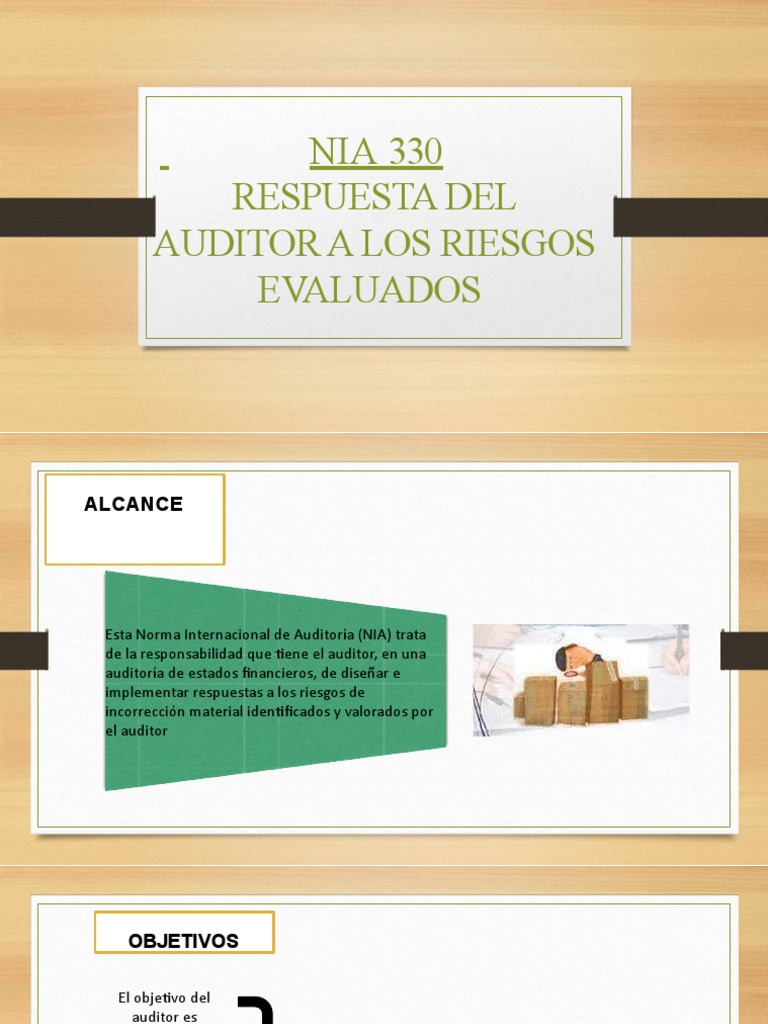 Nia 330 Fundamentos | PDF | Auditoría | Contralor