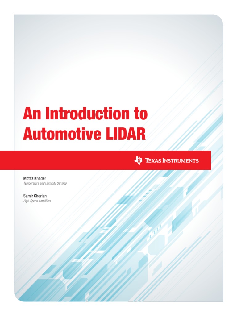 An Introduction To Automotive LIDAR (Rev. A) | PDF | Lidar | Radar