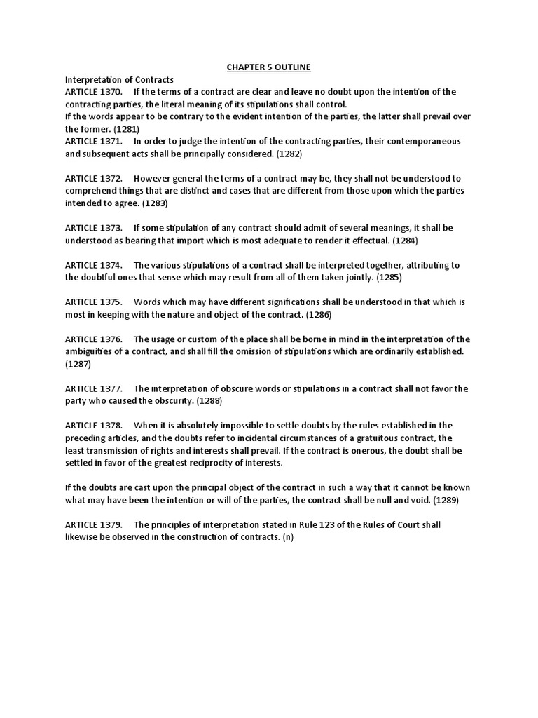 Chapt 5 Outline | PDF