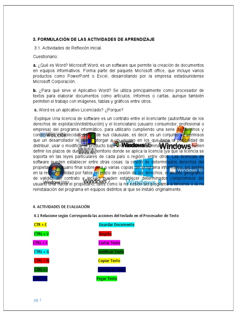 Actividad 3 Informatica | PDF | Tecnología digital | Software