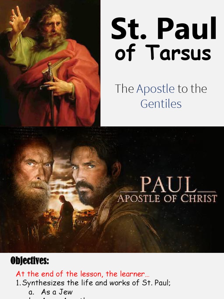 RS 300 3 Q1 - Who Is St. Paul | PDF | Paul The Apostle | Biblical Apostles