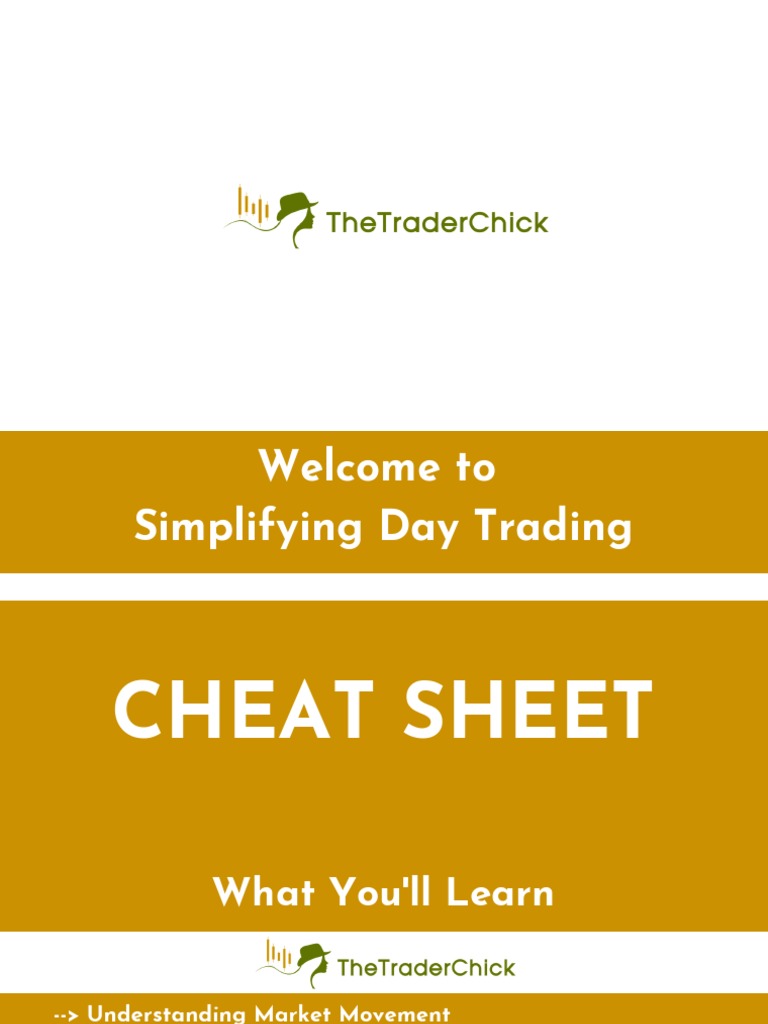 Simplifying Day Trading Cheat Sheet | PDF