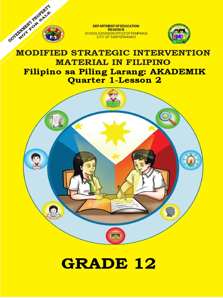 STEM HUMSS ABM FIL12 - Akad - Q1 - MSIM MELC 2 ABSTRAK | PDF