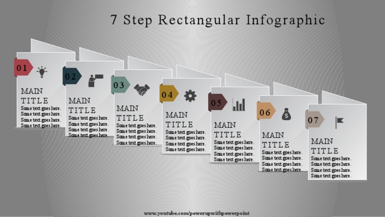 12 Create 7 Step Rectangular Infographic Pdf