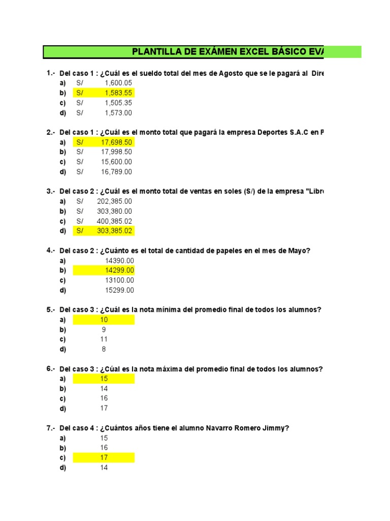 Plantilla Eva-02 Excel Básico | Descargar gratis PDF | Business