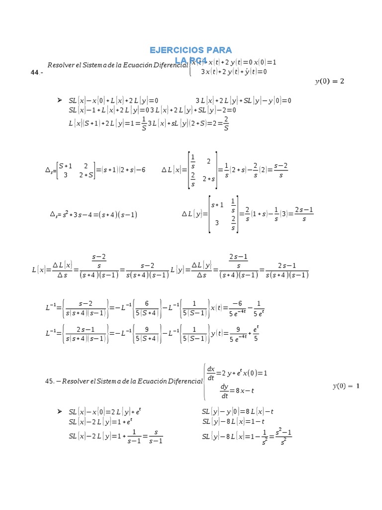 Ejercicios para La Pc4 | PDF