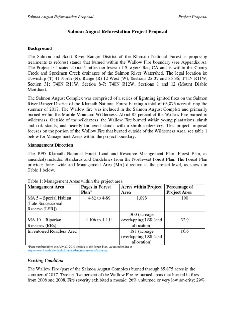 Sample Proposal PDF | PDF | Forests | Vegetation