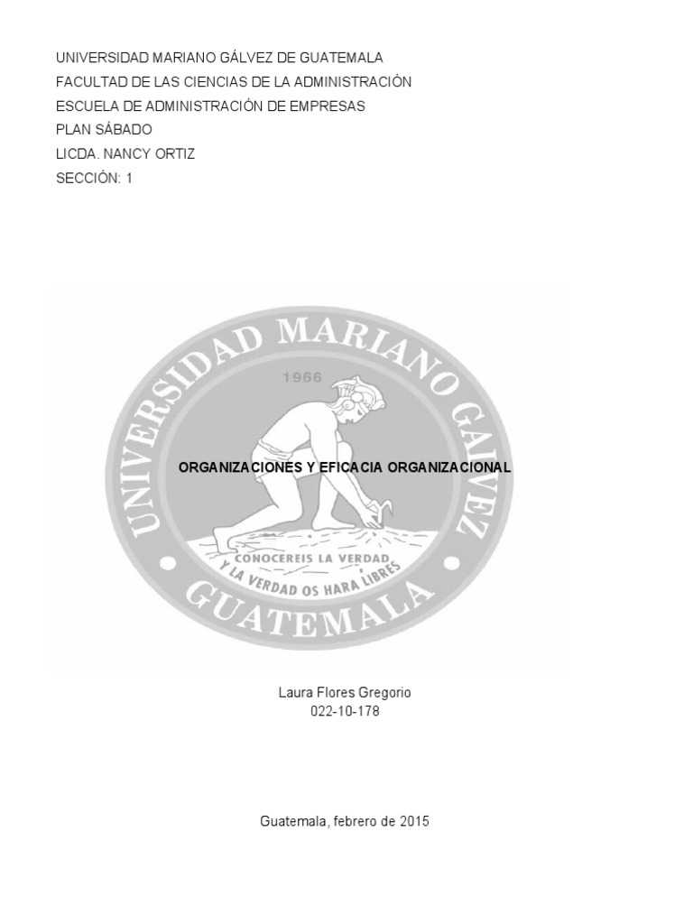 Eficacia Organizacional Empresarial | PDF | Apple Inc. | Calidad ...