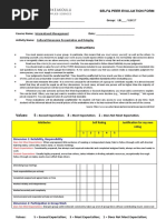 Group Discussion Evaluation Sheet | PDF