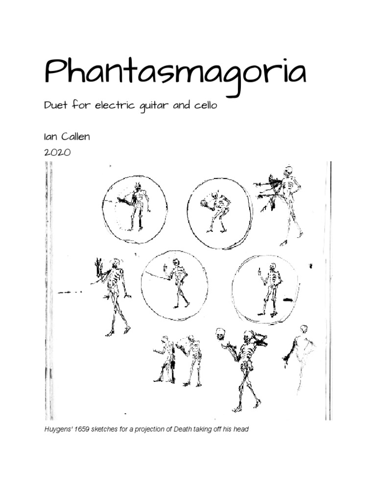 Phantasmagoria: Duet For Electric Guitar and Cello Ian Callen 2020 ...