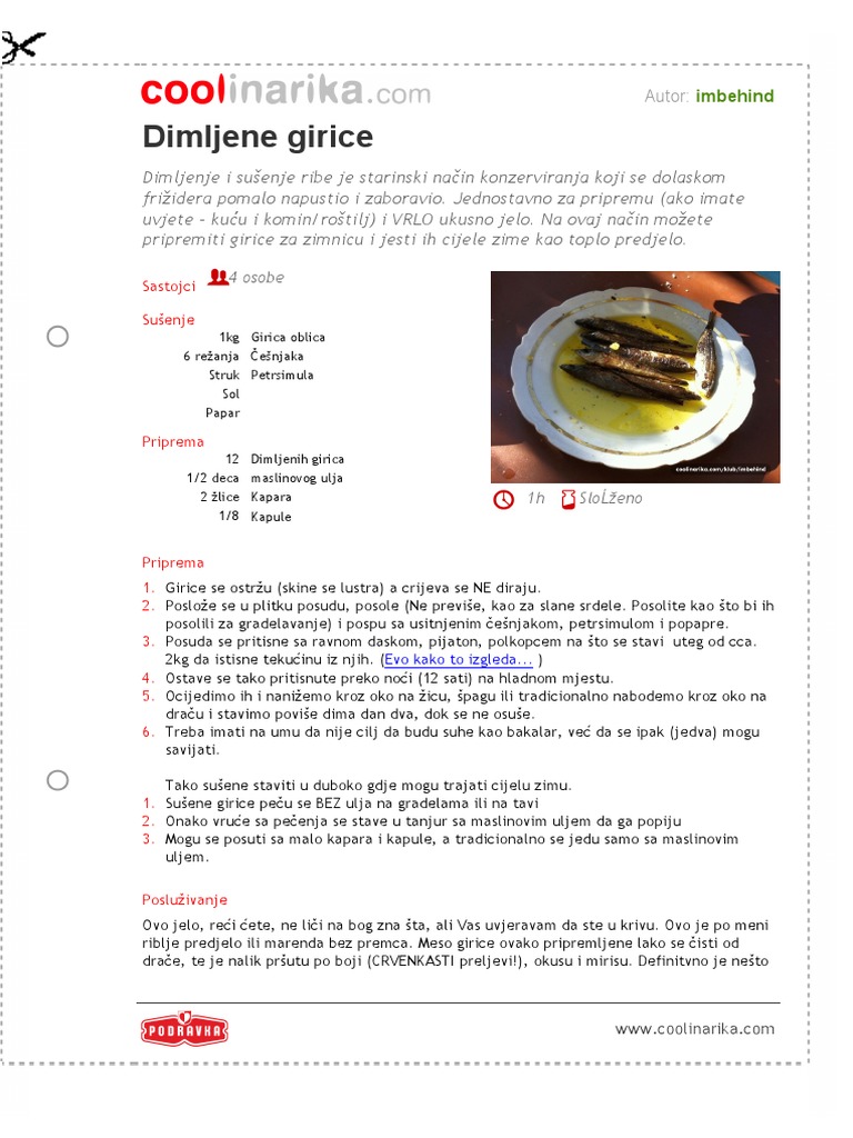 Dimljene Girice PDF | PDF