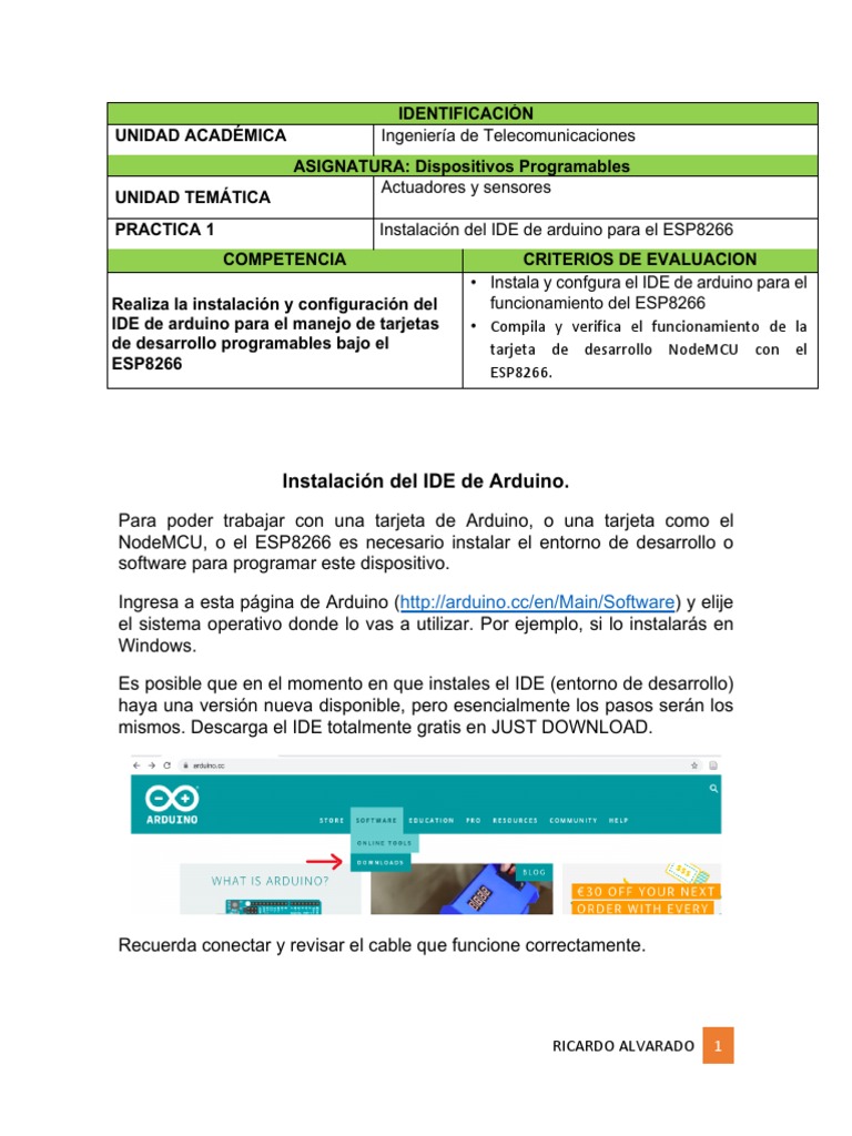 Instalación del entorno de desarrollo Arduino IDE para programar tarjetas ESP8266 como NodeMCU ...