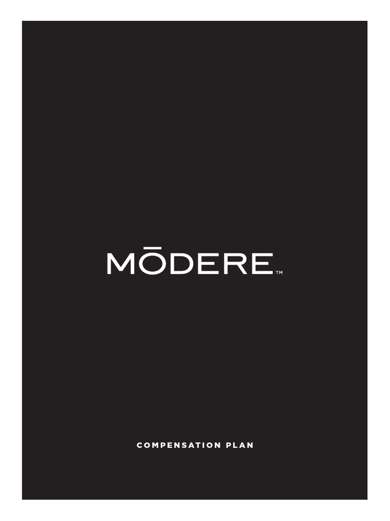 Modere Compensation Plan Overview | PDF | Marketing | Behavior