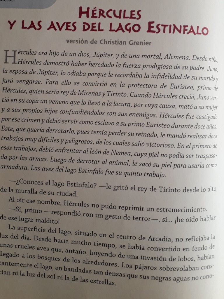 Tarea Mitos 1er Año | PDF