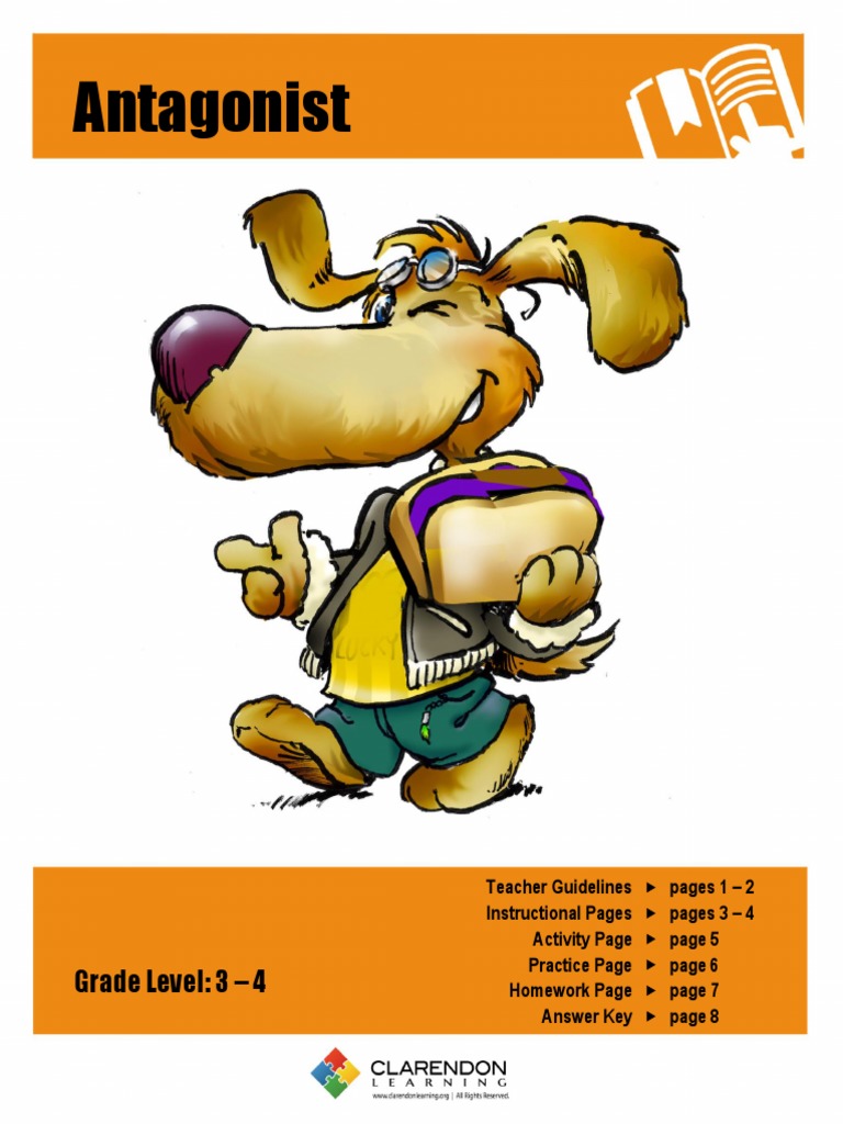 Antagonist: Grade Level: 3 - 4 | PDF | Reading Comprehension