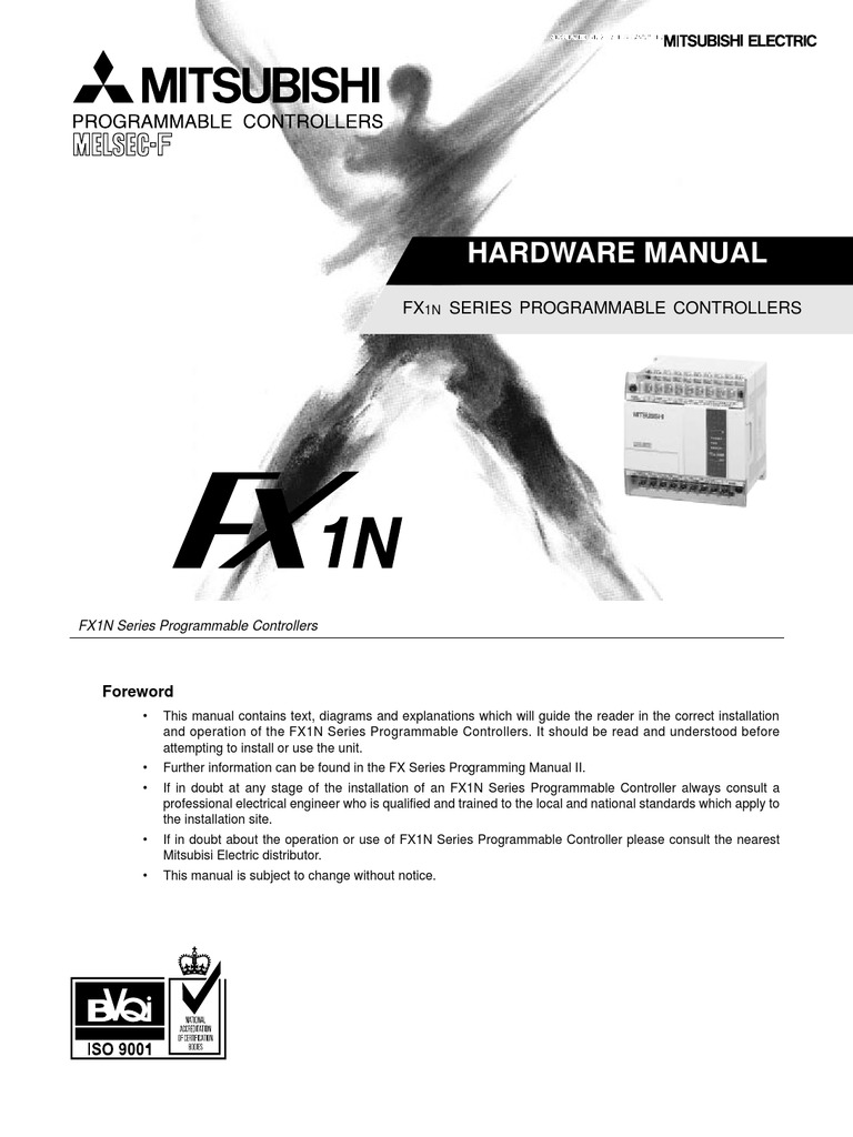 FX1N PLC HW Manual | PDF | Programmable Logic Controller | Power Supply