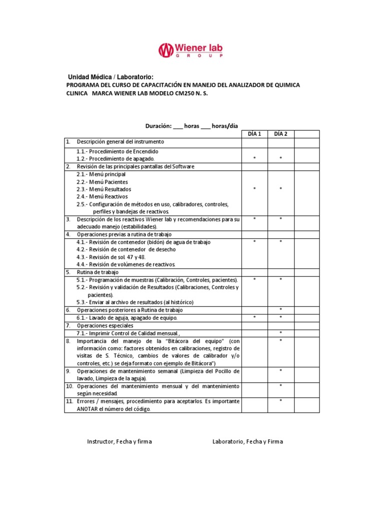 Capacitación Análisis Químico CM250 | PDF | Science