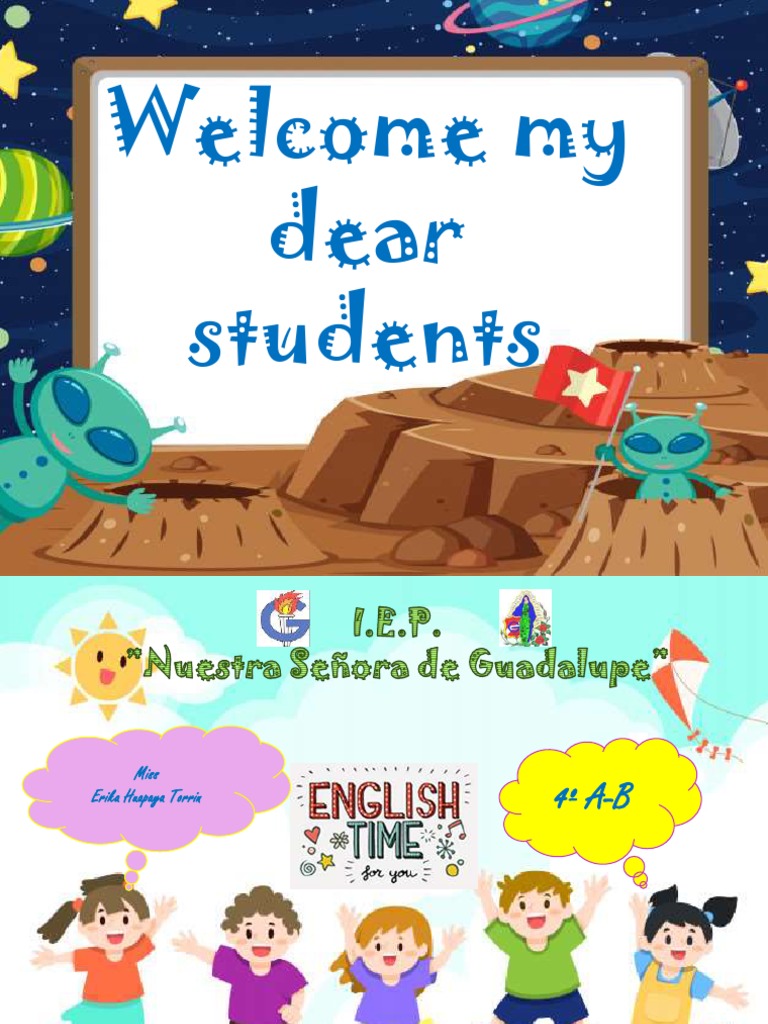 Welcome My Dear Students | PDF | Planets | Solar System
