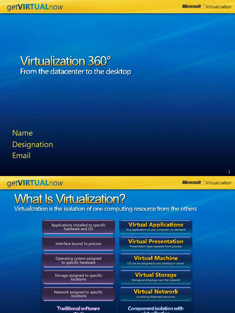 Name Designation Email | PDF | Hyper V | Operating System