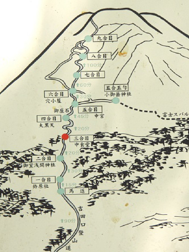 Route Map Mount Fuji Japan | PDF