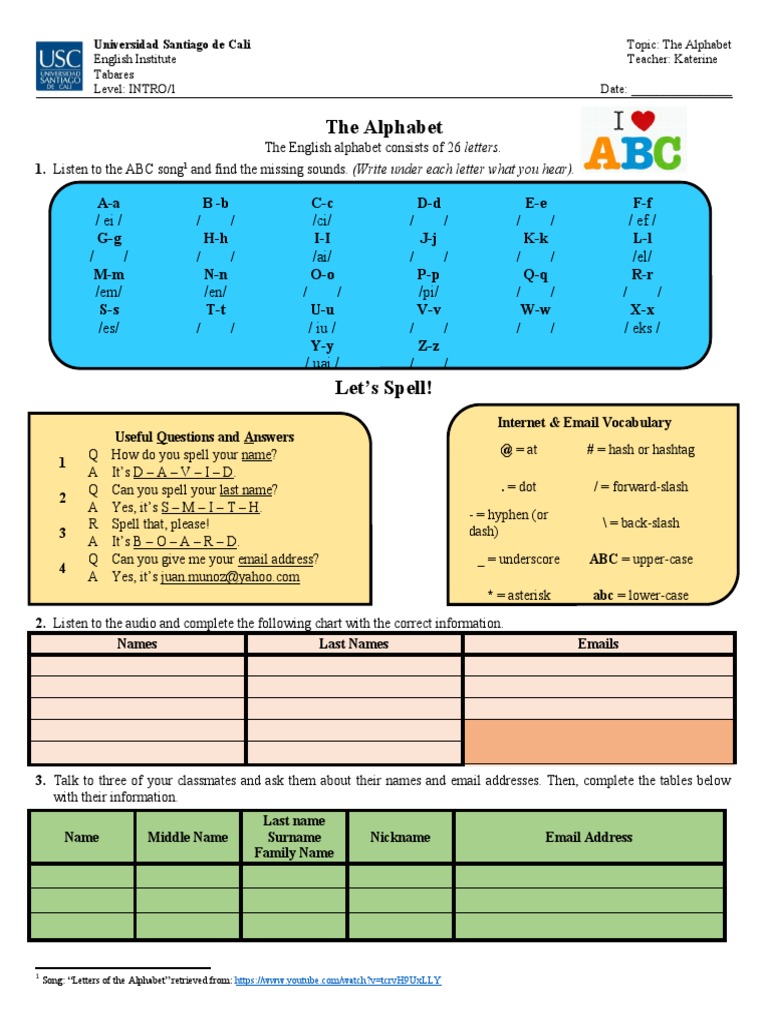 The Alphabet Workshop | PDF | Text | Symbols