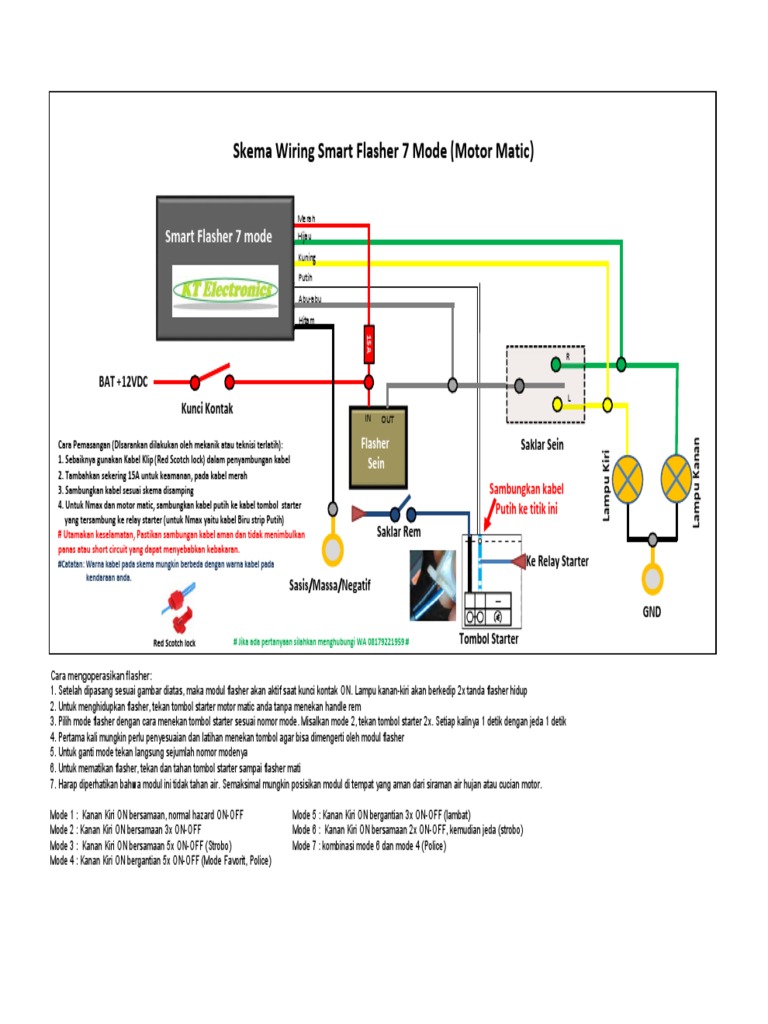 Flasher Wiring Matic | PDF