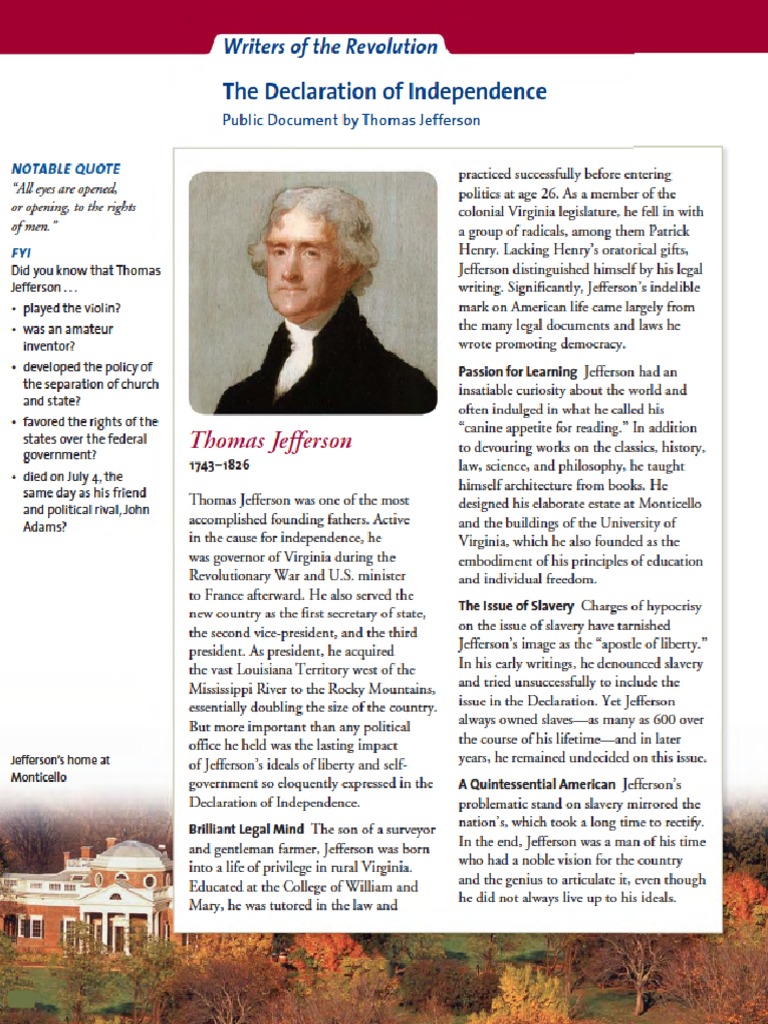 The Declaration of Independence | PDF