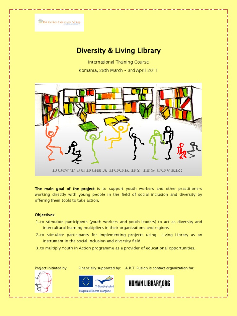 Diversity&Living Library - Presentation | PDF | Prejudices | Libraries