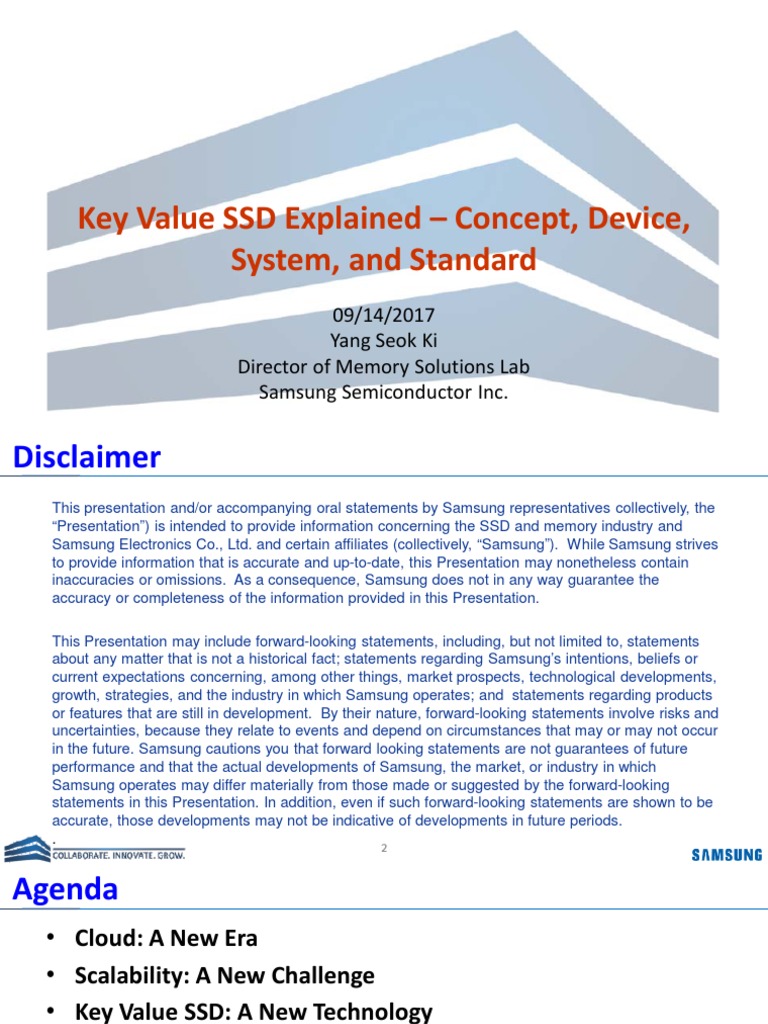 Key Value SSD Explained - Concept, Device, System, and Standard | PDF ...
