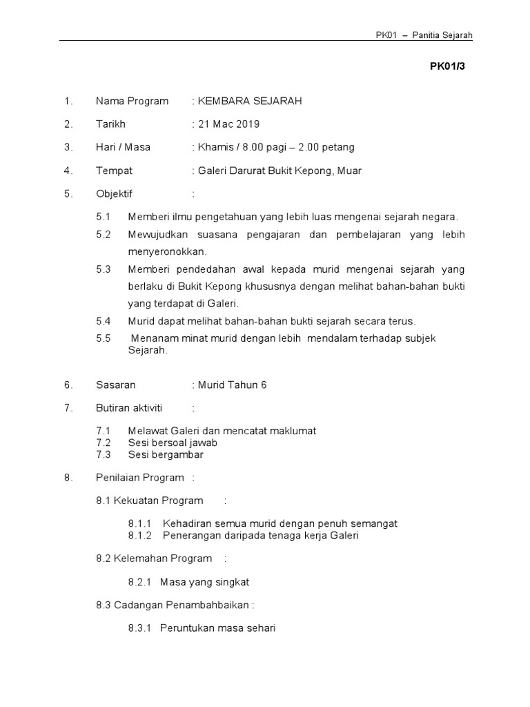 LAPORAN Bukit Kepong | PDF