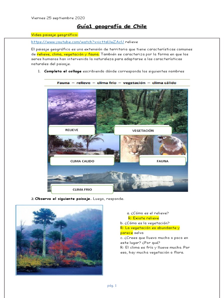 Geografia de Chile | PDF | Clima | Chile