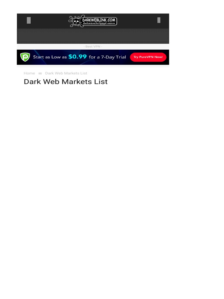 TOP DARKWEB MARKET LINKS With .Onion Deep Web Directory-1 | PDF ...