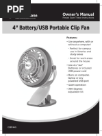 Electric Fan Assembly and Operation Guide | PDF | Fuse (Electrical ...