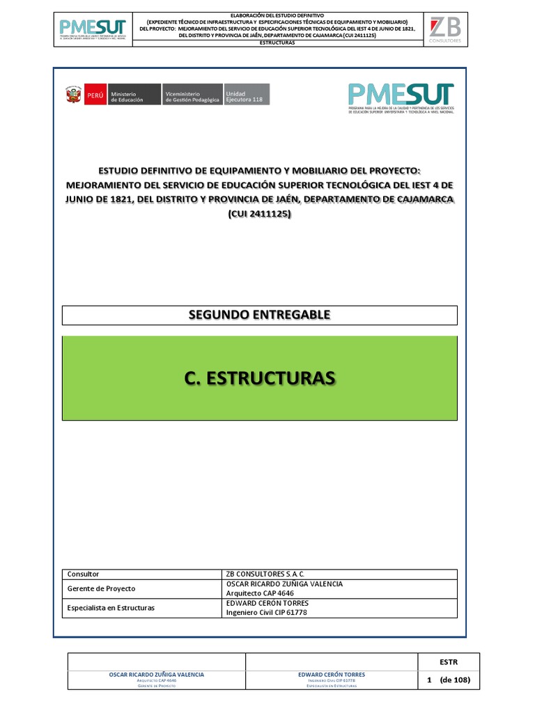 C - Estructuras - 01-Memorias 09.03.20 v.3 | PDF | Dibujo técnico | Fundación (Ingeniería)