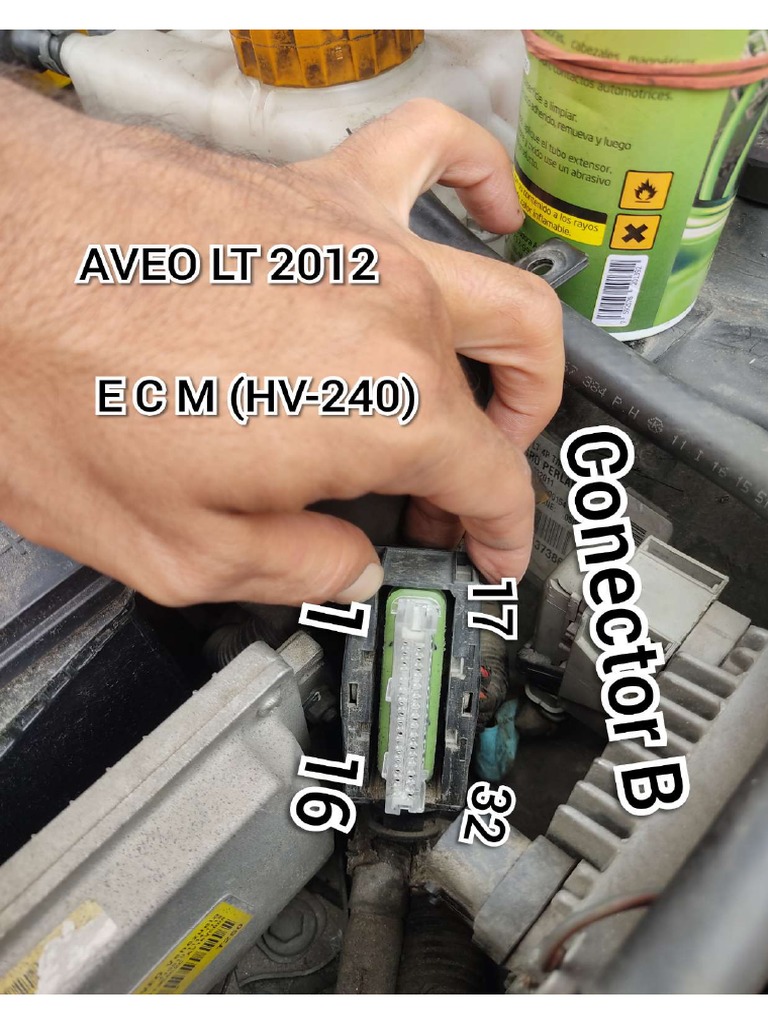 Pinout Conector B Ecu Aveo 2012 | PDF