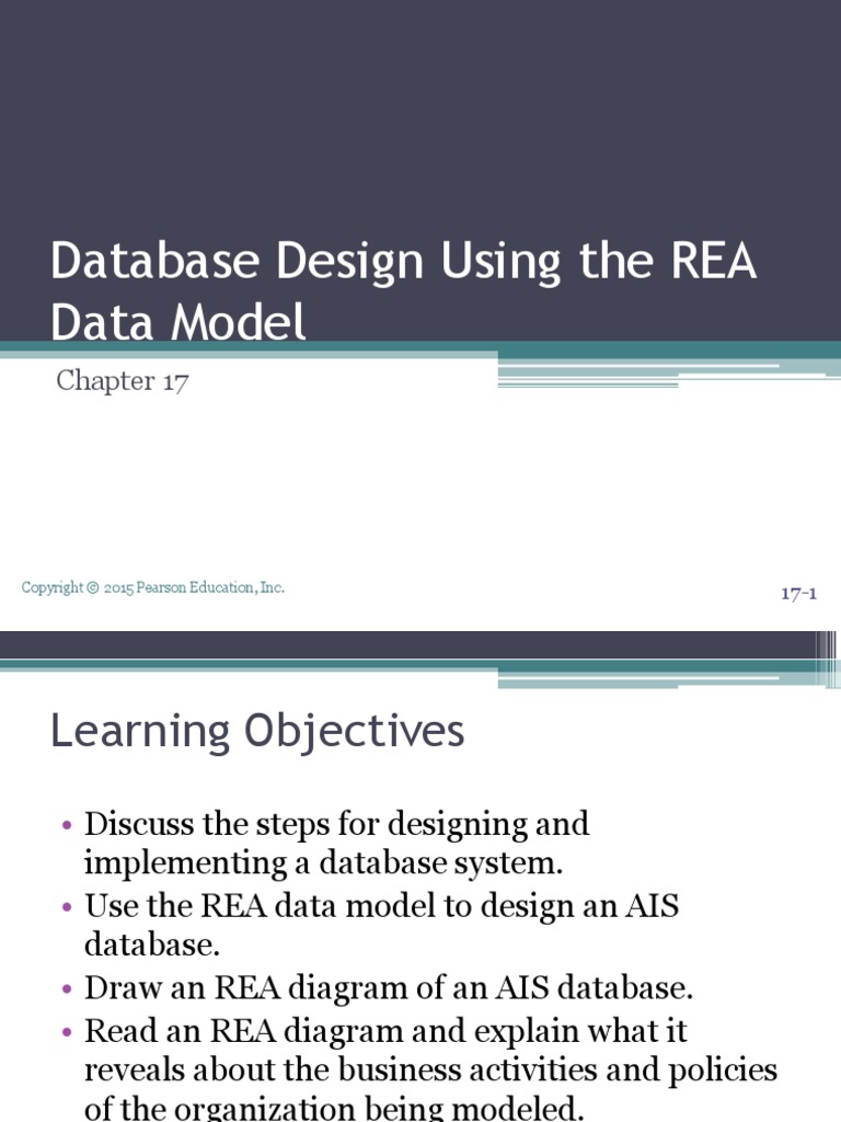 Database Design Using The REA Data Model | PDF | Data Model | Databases
