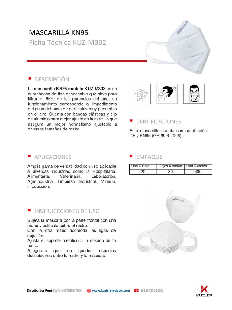 Ficha Técnica kN95 | PDF