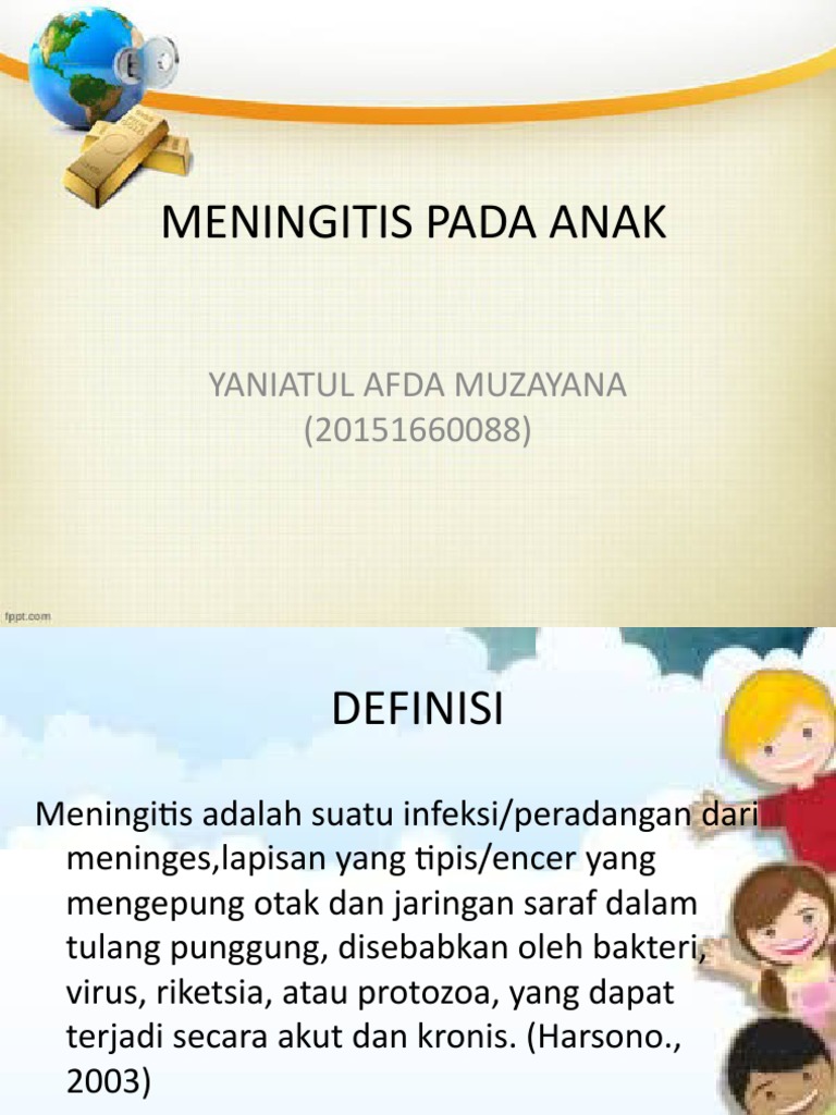 Meningitis Pada Anak | PDF