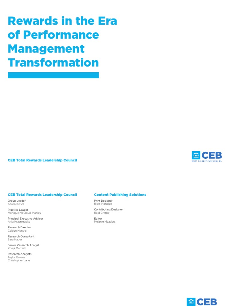 Ceb Rewards | PDF | Employment | Leadership