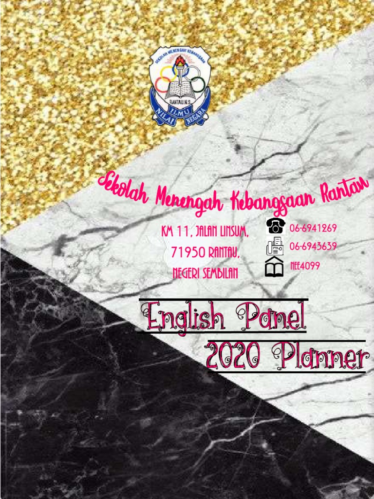 English Language Panel Plan 2020: Distribution of Duties, Schedules ...