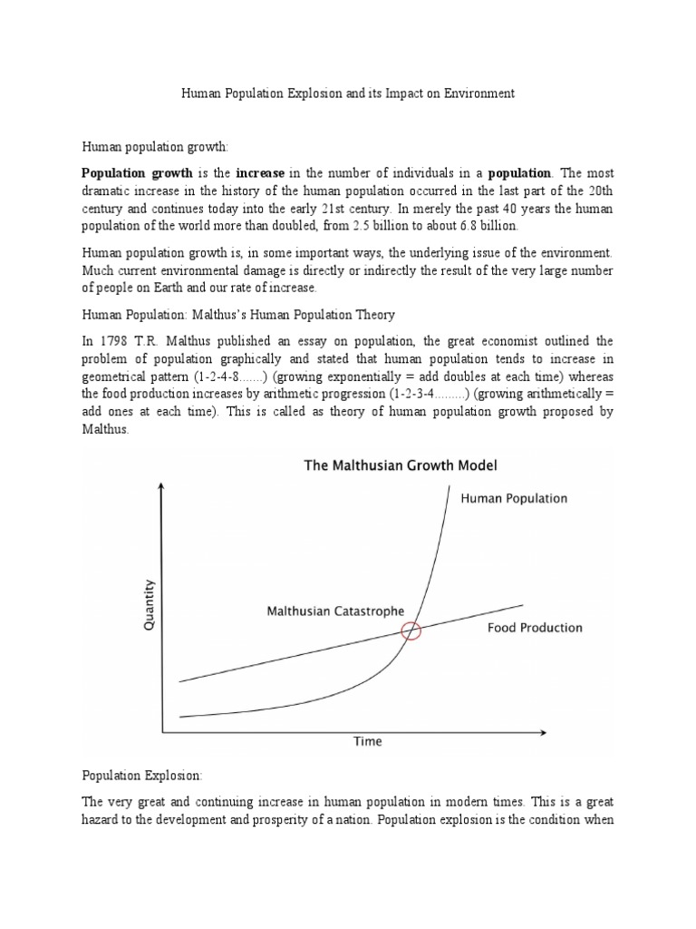 06 Human Population Explosion and Its Impact... | PDF | Human ...
