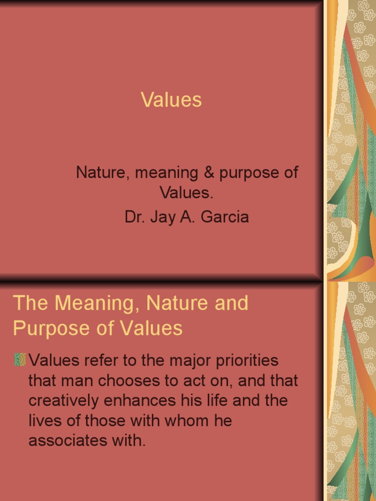 Ch. 1 Meaning of Values | PDF | Morality | Hierarchy