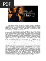 My Favorite Movie: Titanic Explained | PDF