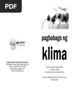 Ap: Climate Change, Pagkasira NG Kalikasan (Tagalog) | PDF