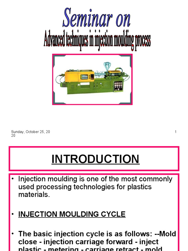 Advanced Injection Molding Techniques | PDF | Materials | Physical Sciences